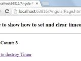 Set And Clear Timeout Using Timeout In Angularjs